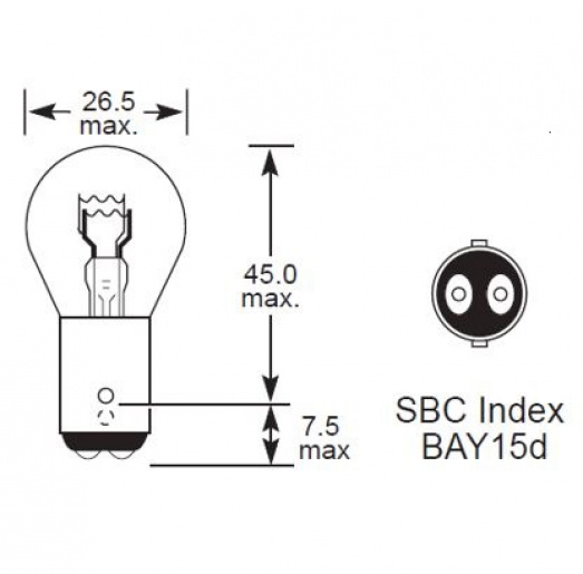 Red Tail Light LED Car & Truck Light Bulbs & LEDs All Bulbs - 12 Volt ...