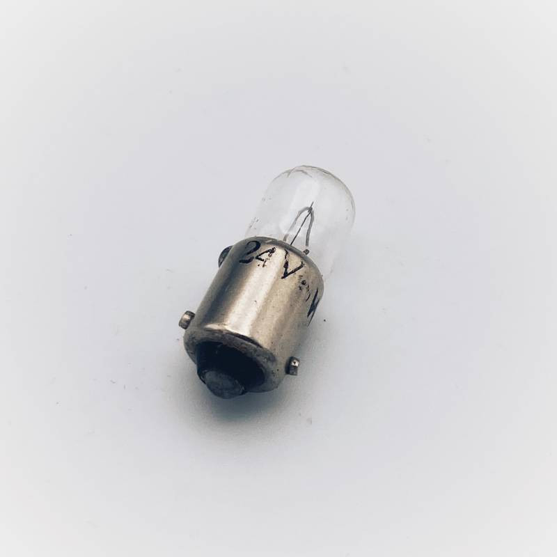 B289: 24 Volt 2W MCC BA9S base Instrument & Panel bulb with 8.5mm ...