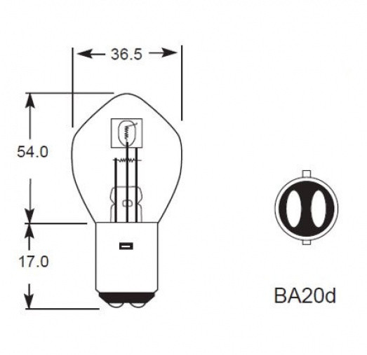 BOSCH BA20D: Bosch BA20D base - Head Spot & Fog Lamps - Bulb Types ...