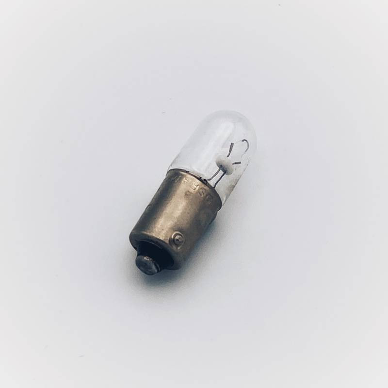 B25D: 6 Volt 0.25A MCC BA9S Instrument & Panel bulb with 10mm tubular ...