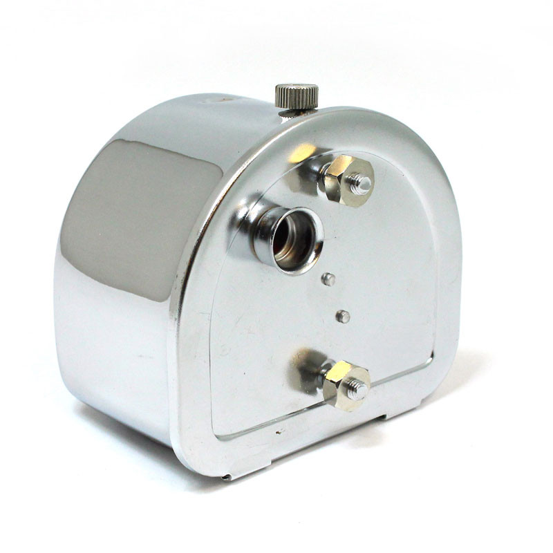 428: Chrome 'D' Lamp, full red glass lens - Equivalent to the Lucas ...