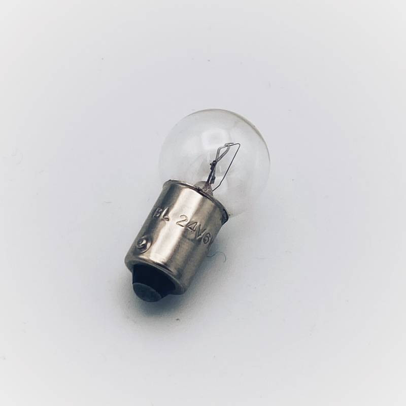 B227: 24 Volt 5W MCC BA9S base Instrument & Panel bulb with 15mm globe ...