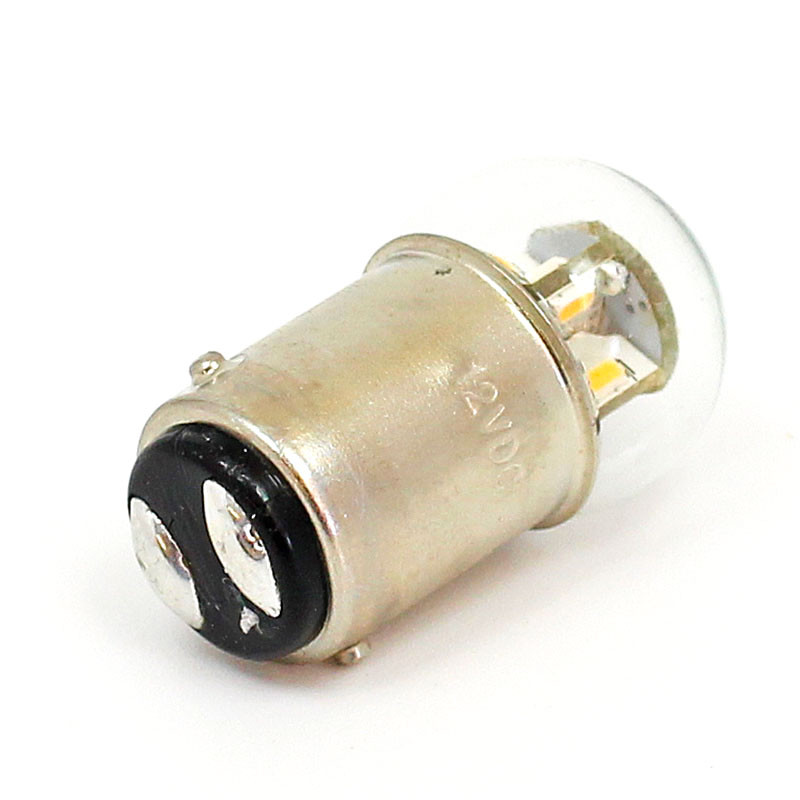 B209LEDWW: Warm White 12V LED Warning lamp - SBC BA15D base - All Bulbs ...