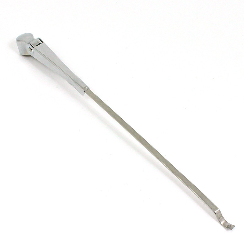585s: Wiper arm - Spline shaft attachment, chrome, wrist end blade ...