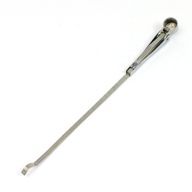 585s: Wiper arm - Spline shaft attachment, chrome, wrist end blade ...