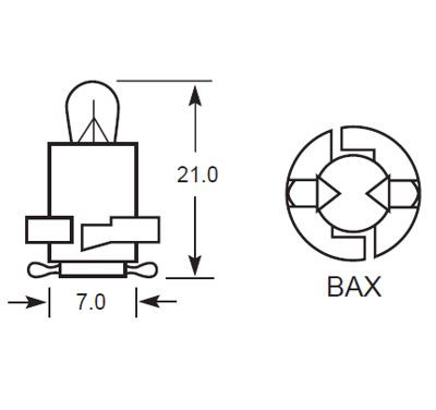 BAX EBSR: BAX EBSR base bulbs - Other Bulbs - Side, Panel, Stop & Tail ...