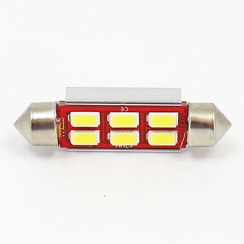 B1240LEDW-A: White 6V LED Festoon lamp - 11x39mm FESTOON fitting - All ...