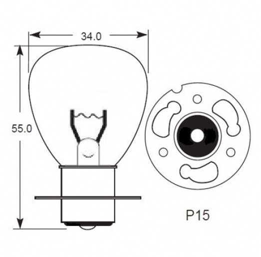 APF P15S 30: American Pre-focus P15S 30 single contact base with ...