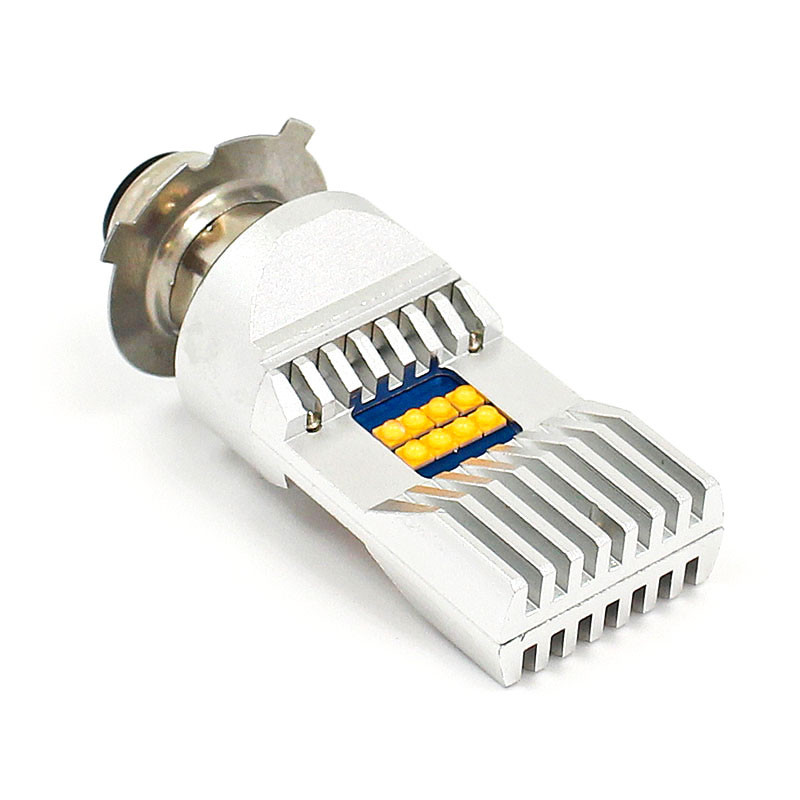 P15D25.3-H30-6N: Warm White premium 6V LED Headlamp - P15D 25.3 base ...