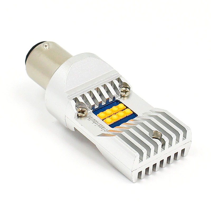 BA15DLED-H43-6N: Classic White premium 6V LED Headlamp - SBC BA15D base ...